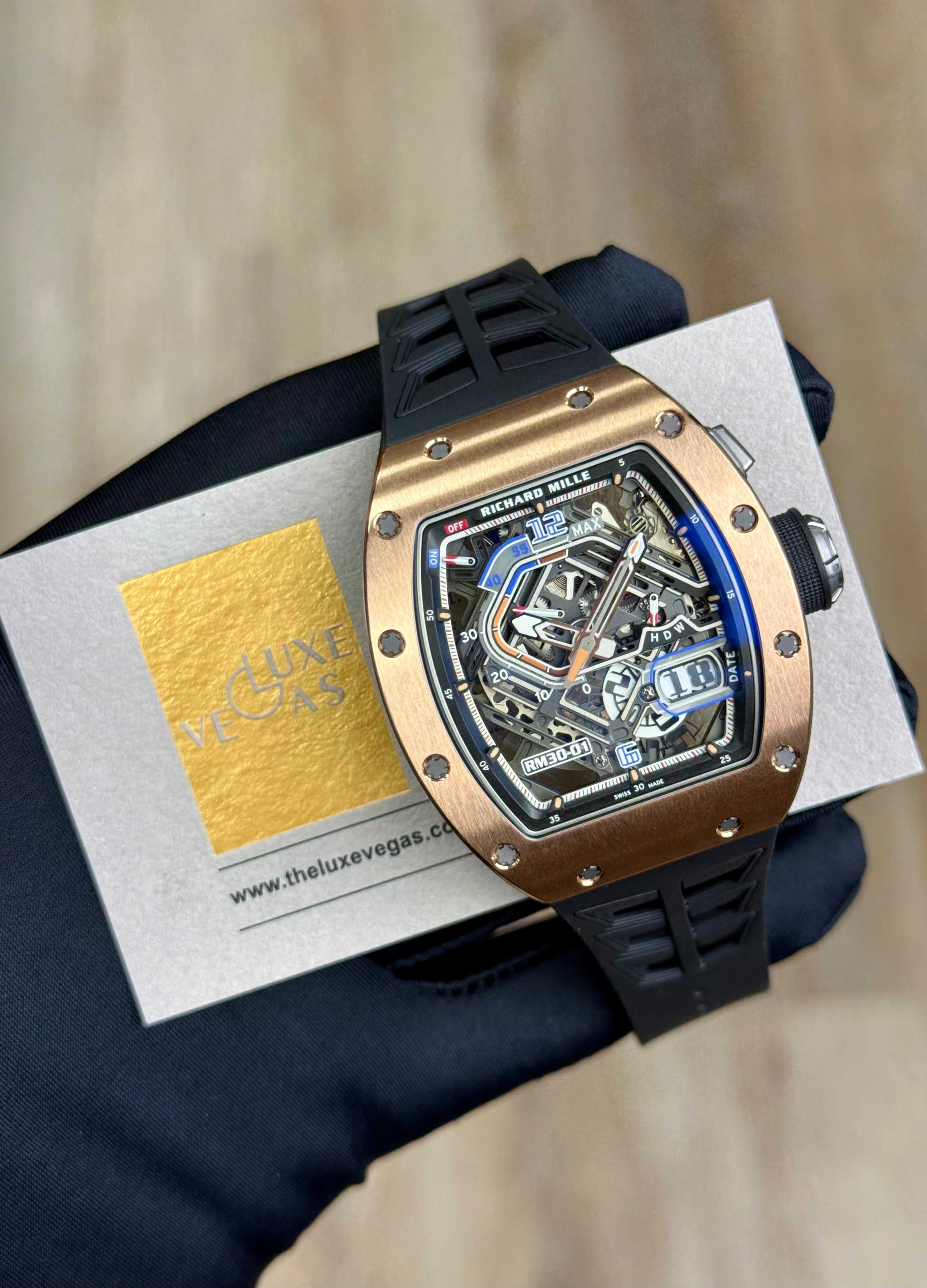 Richard Mille RM30-01 Rose Gold
